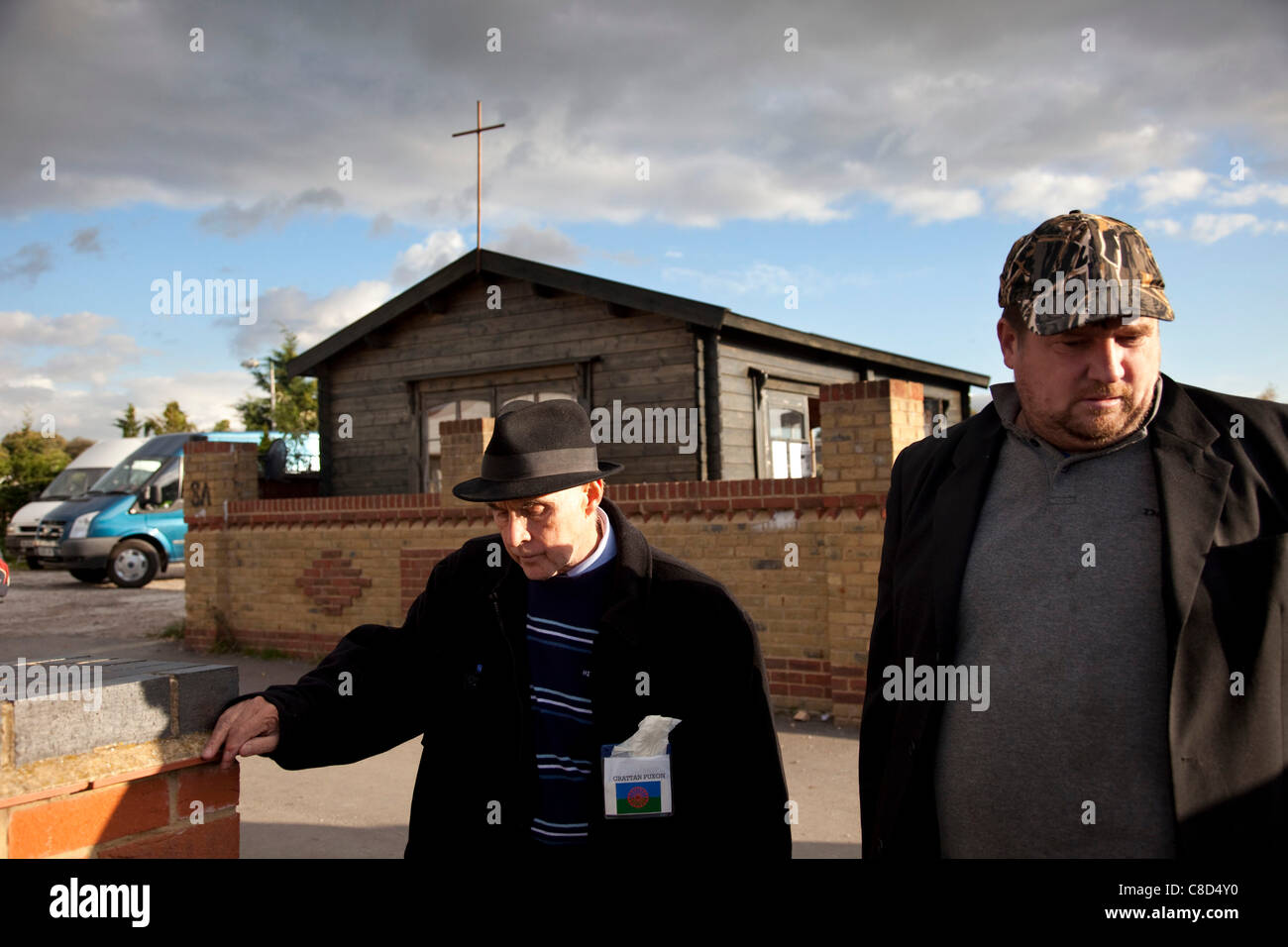 Dale Farm site prior to eviction, a Romany Gypsy and Irish Traveller ...