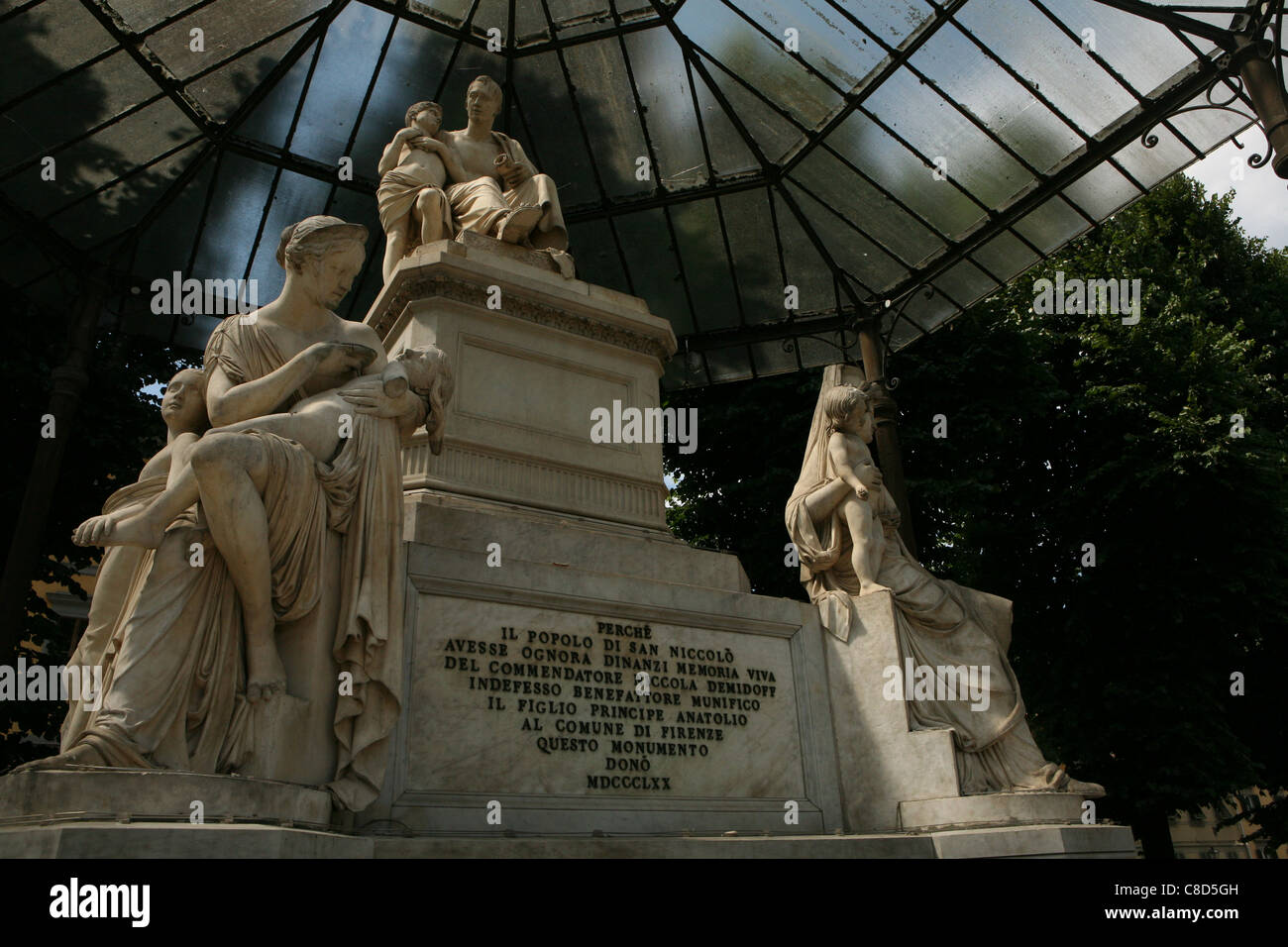 Monument to Russian Count Nicholas Demidoff by Lorenzo Bartolini at ...