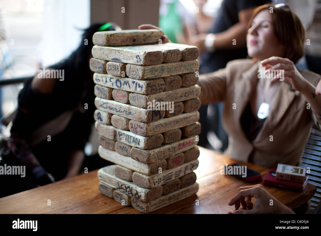 Jenga blocks hi-res stock photography and images - Alamy