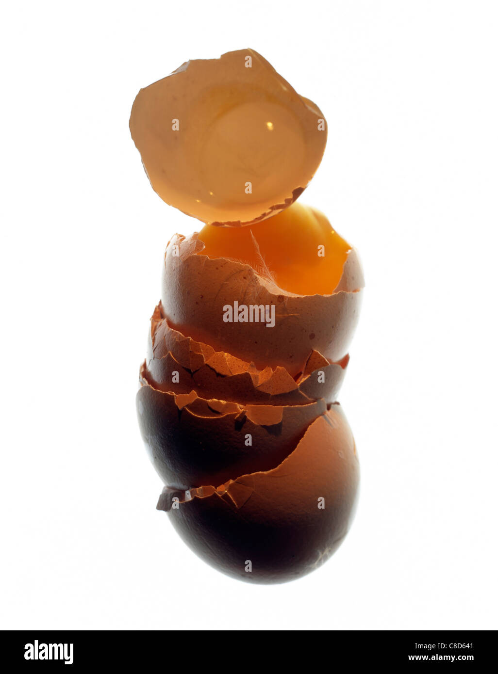 Egg and egg shells Stock Photo - Alamy