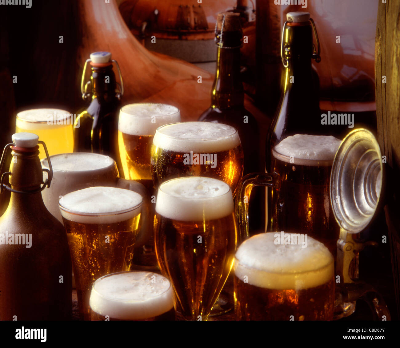 Composition of beer Stock Photo - Alamy
