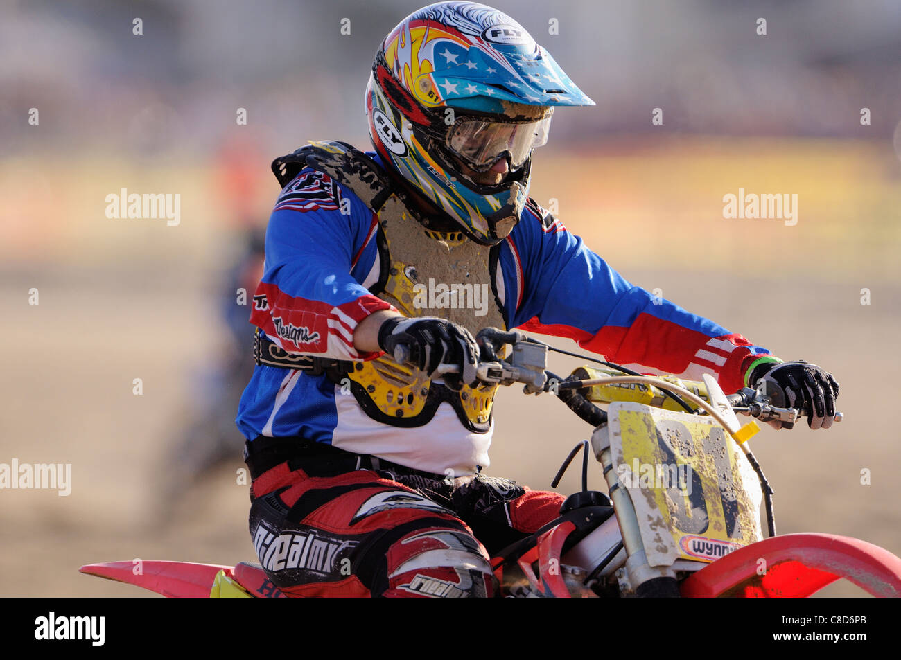 Motorbike riders racing on Weymouth beach, Dorset, UK Stock Photo - Alamy