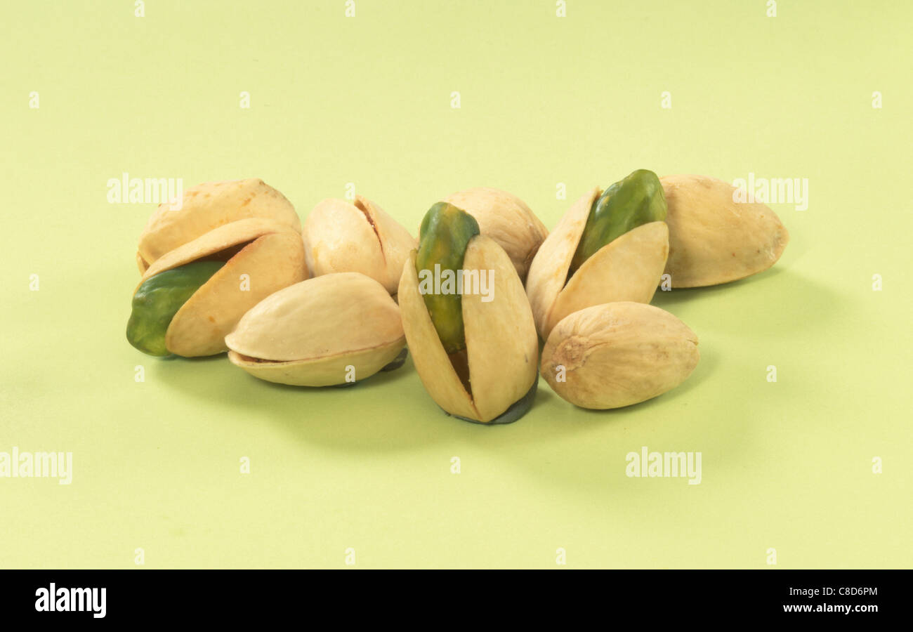 Pistachio nuts green cut out hi-res stock photography and images - Alamy