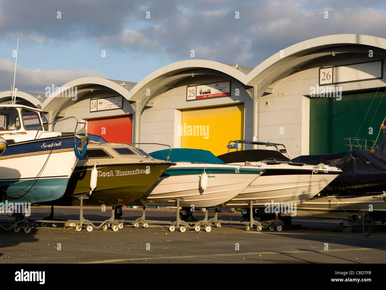 portland marina dry dock Stock Photo - Alamy