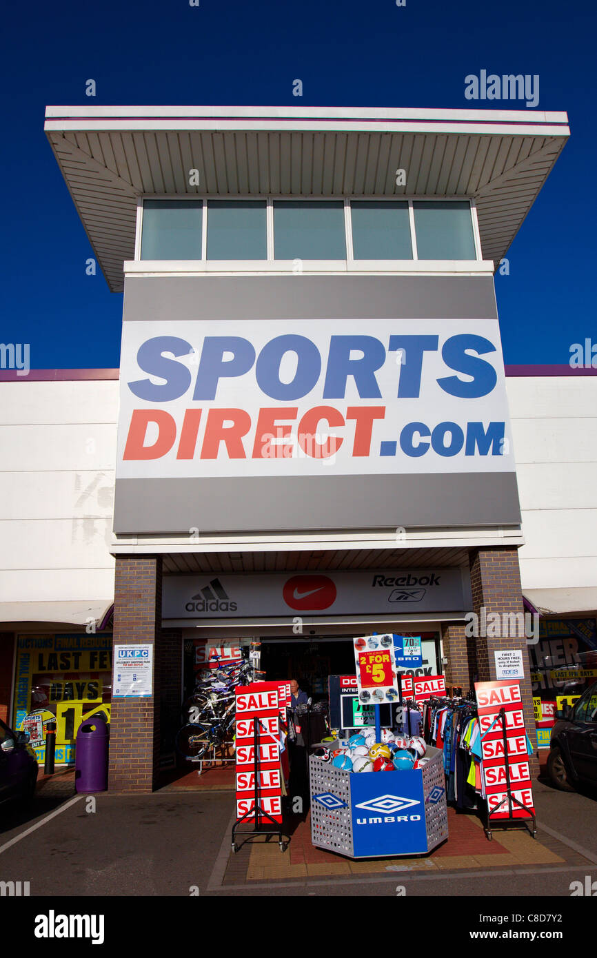 General view of the exterior of a Sports Direct store in Aylesbury ...