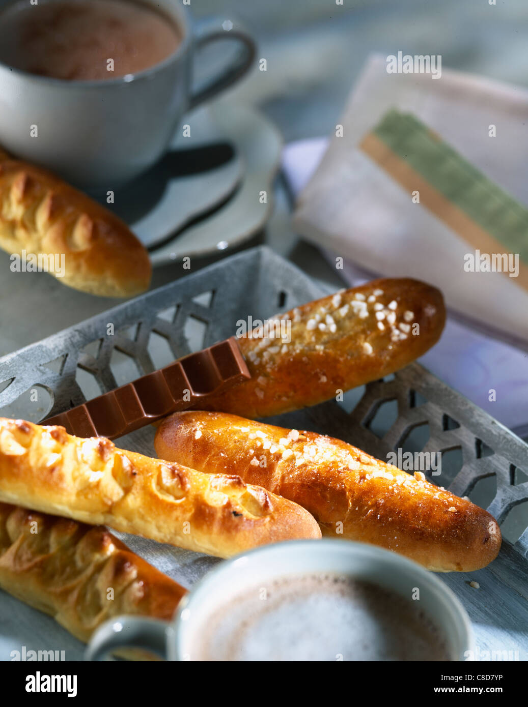 Sweet finger bread rolls Stock Photo - Alamy
