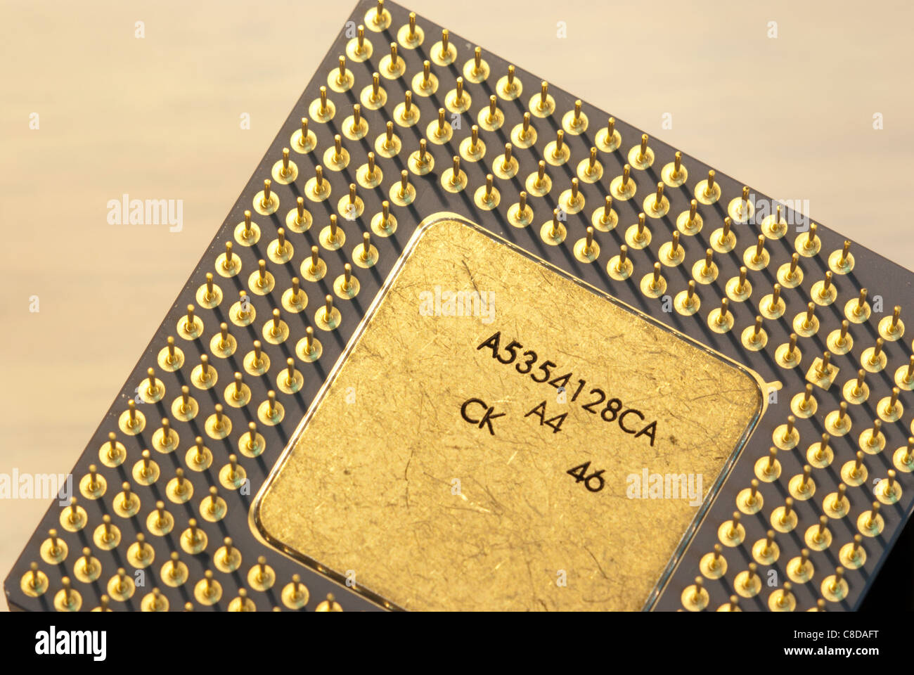 Intel Pentium overdrive microprocessor close up Stock Photo - Alamy
