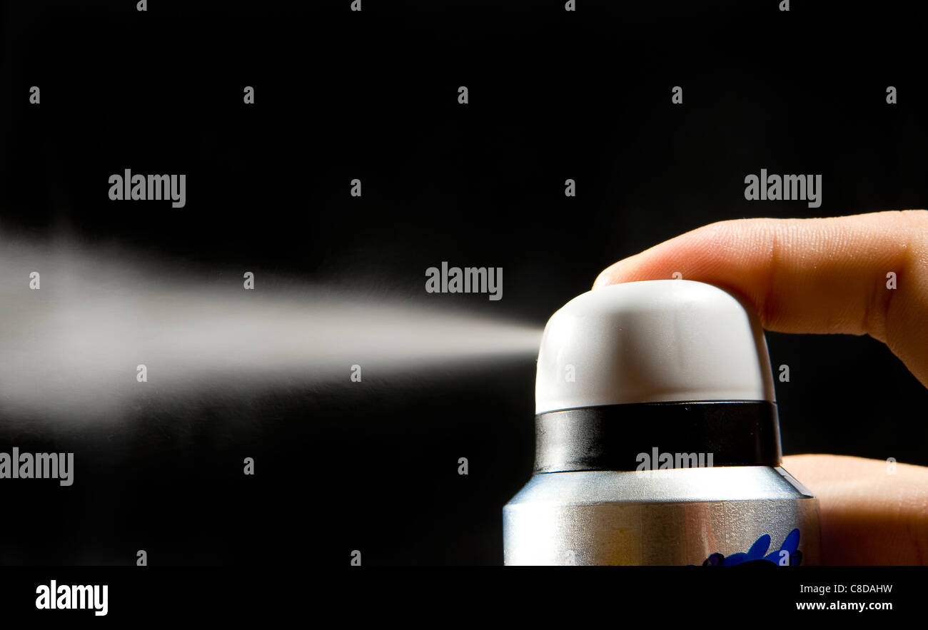 Spraying a Perfume Stock Photo - Alamy