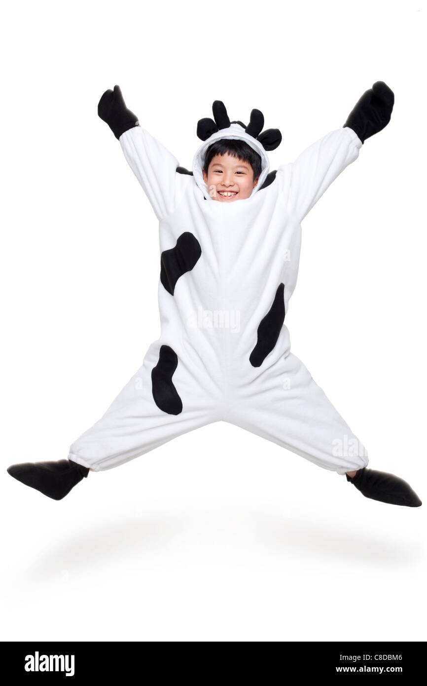 Boy dressed in cow costume hi-res stock photography and images - Alamy
