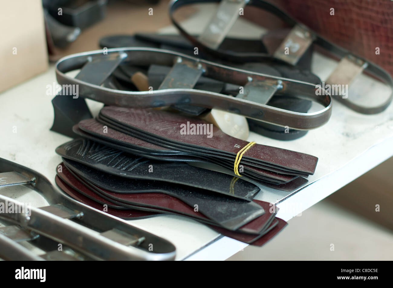 Mold cutting shoes soles footwear hi-res stock photography and images ...