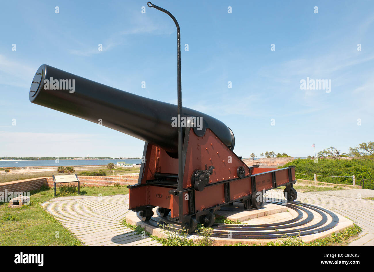 Florida, Gulf Breeze, Gulf Islands National Seashore, Fort Pickens ...