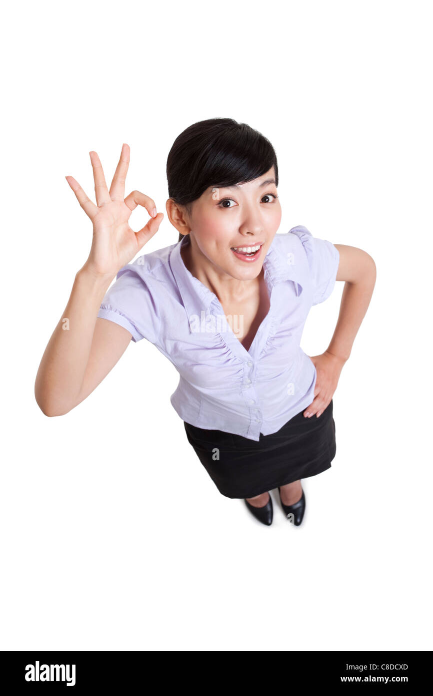 Standing hand on hip looking down gesturing hi-res stock photography ...