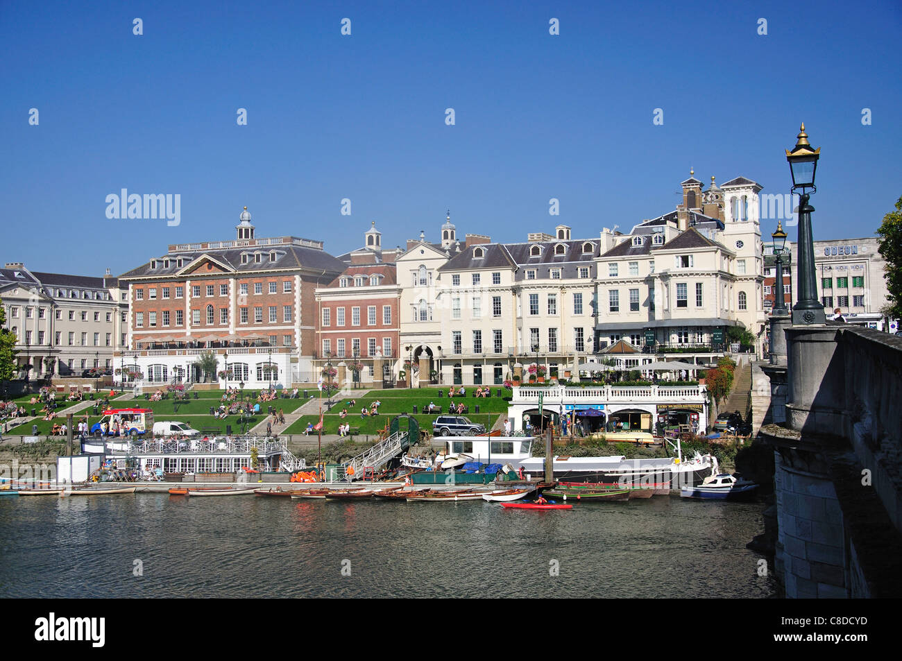 Thames Riverside from Richmond Bridge, Richmond, Richmond upon Thames ...