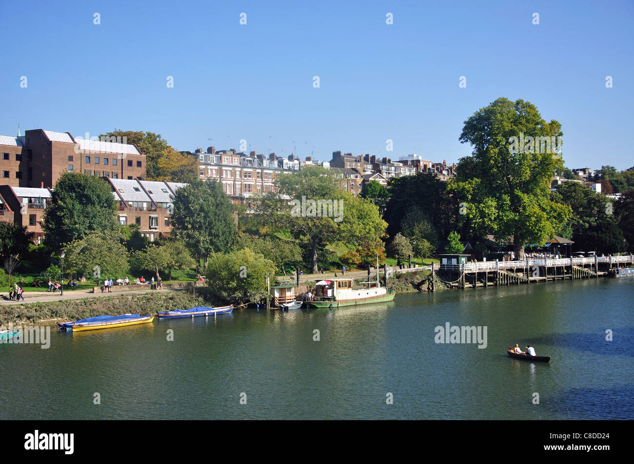 Thames Riverside from Richmond Bridge, Richmond, Richmond upon Thames ...
