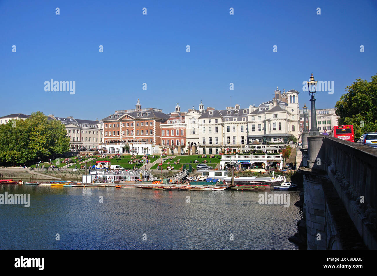 Thames Riverside from Richmond Bridge, Richmond, Richmond upon Thames ...