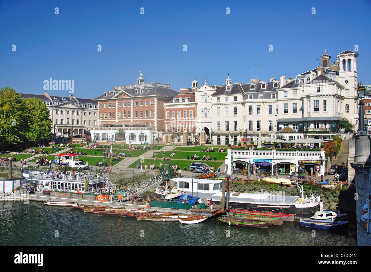 Thames Riverside from Richmond Bridge, Richmond, Richmond upon Thames ...