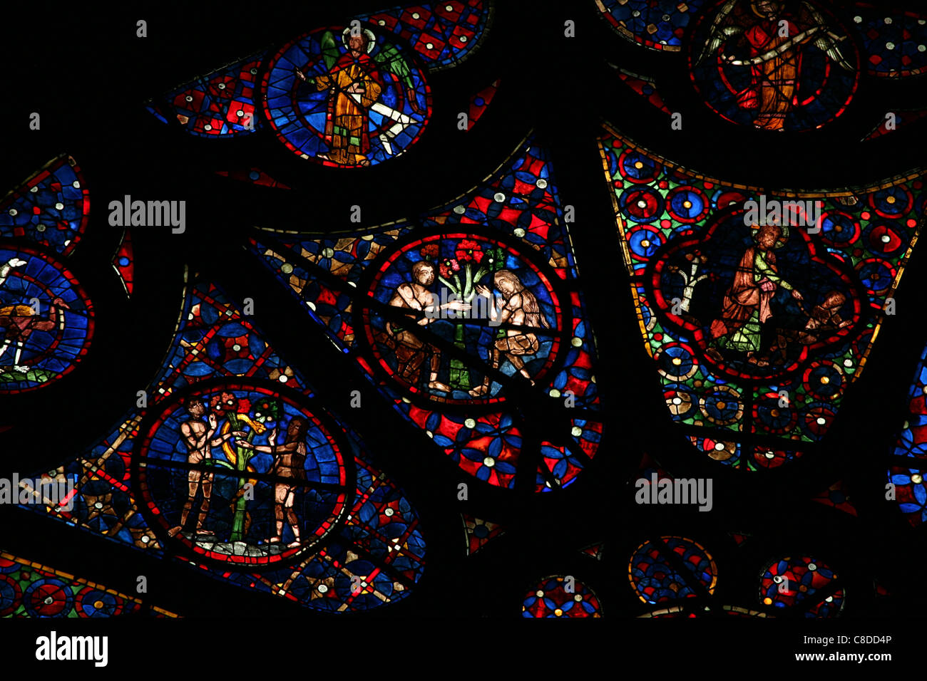 Medieval stained glass window hi-res stock photography and images - Alamy
