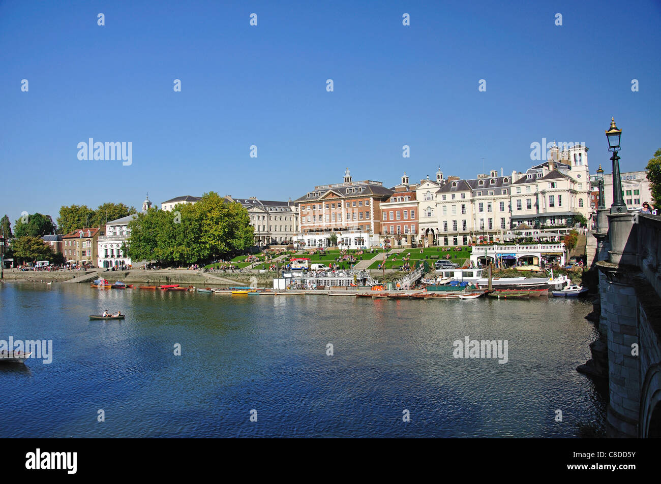 Thames Riverside from Richmond Bridge, Richmond, Richmond upon Thames ...