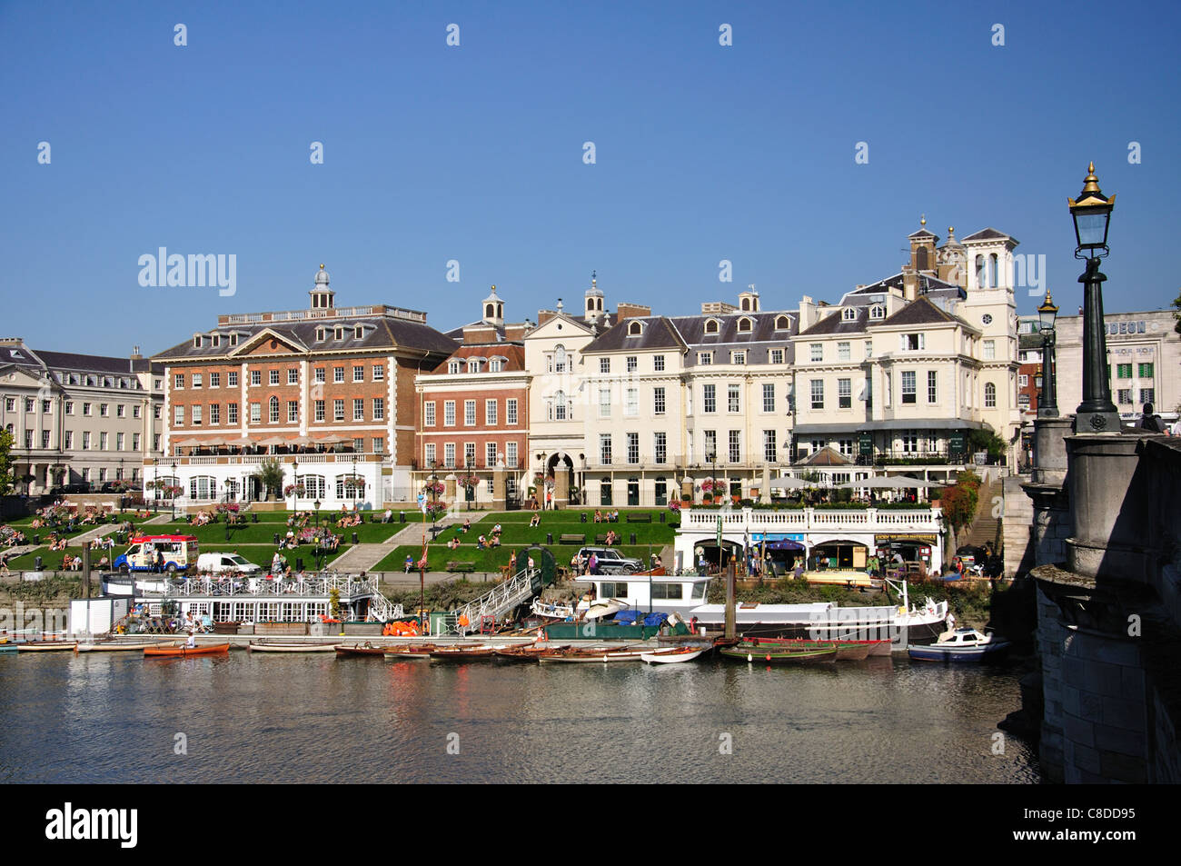 Thames Riverside from Richmond Bridge, Richmond, Richmond upon Thames ...