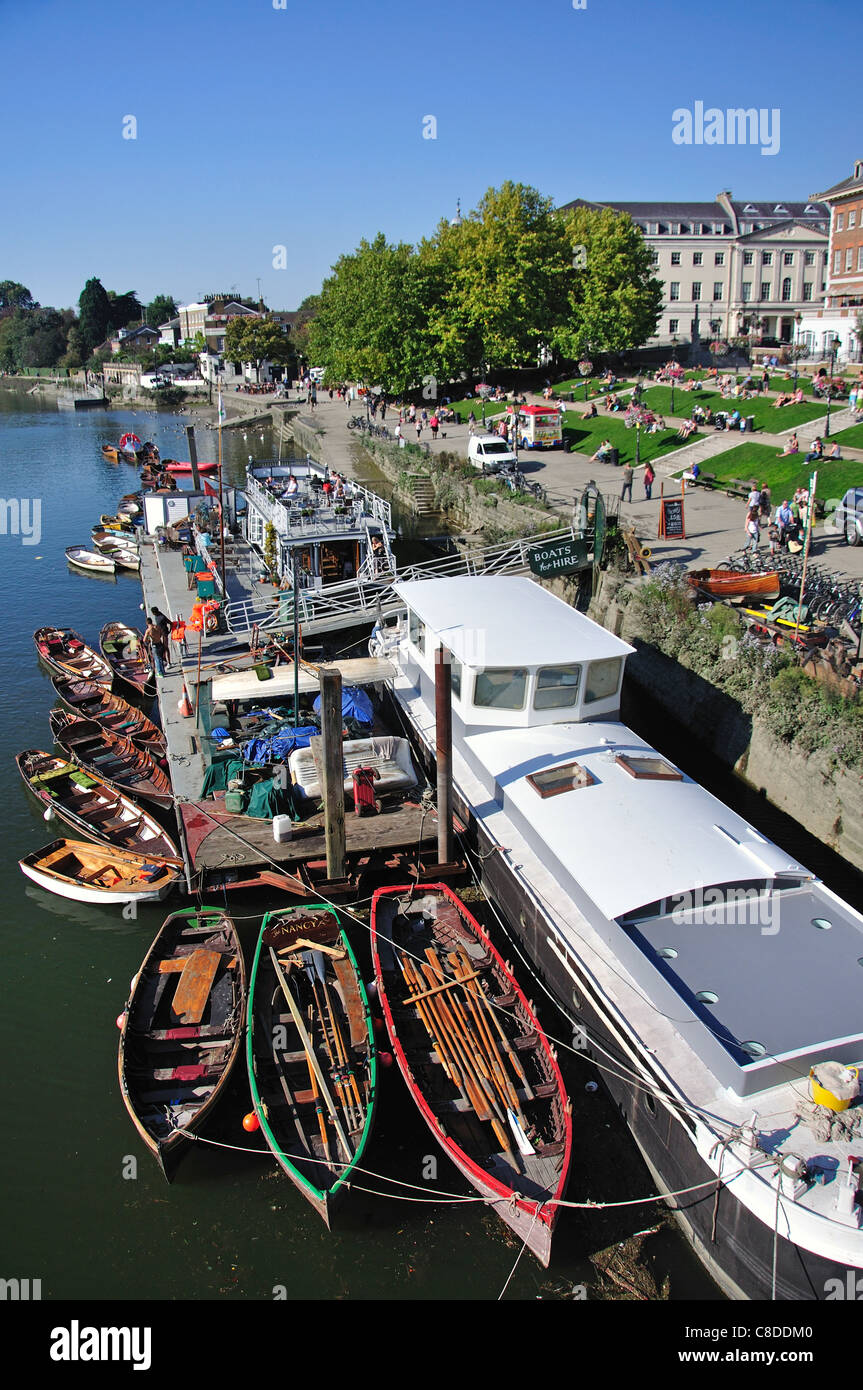 Thames Riverside from Richmond Bridge, Richmond, Richmond upon Thames ...
