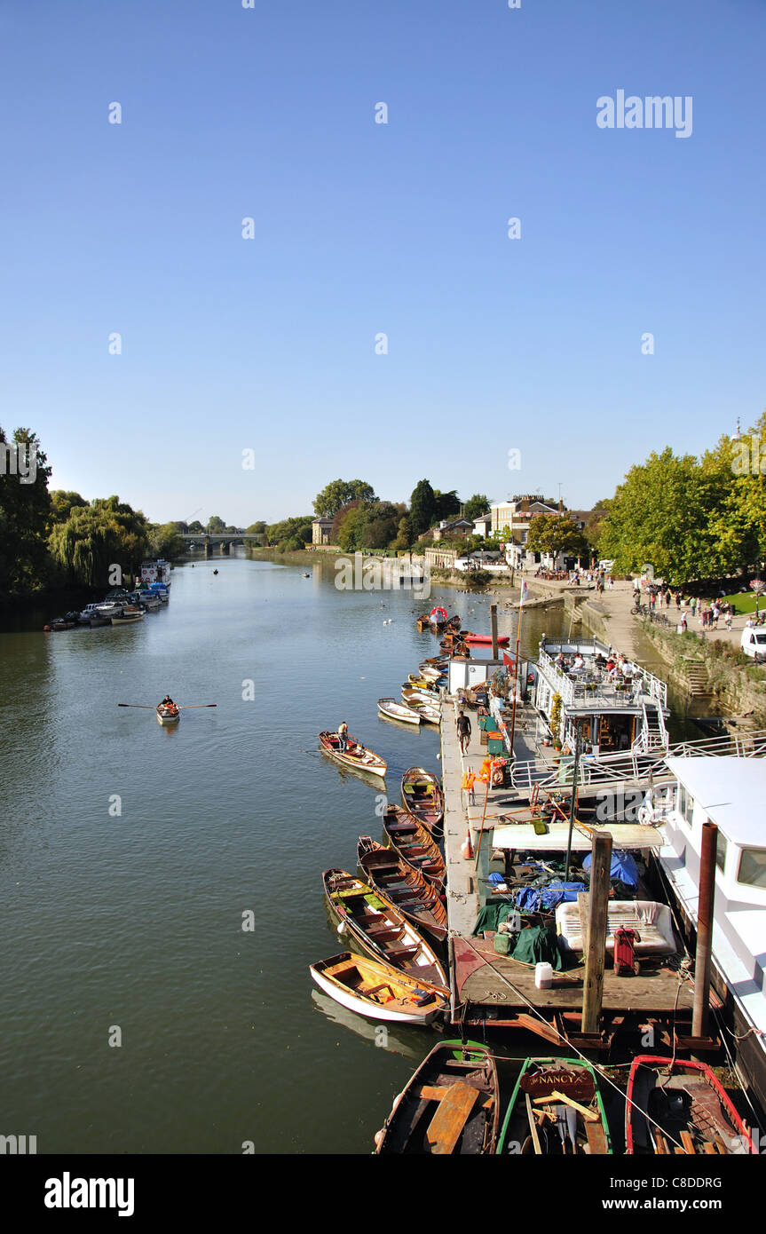 Thames Riverside from Richmond Bridge, Richmond, Richmond upon Thames ...