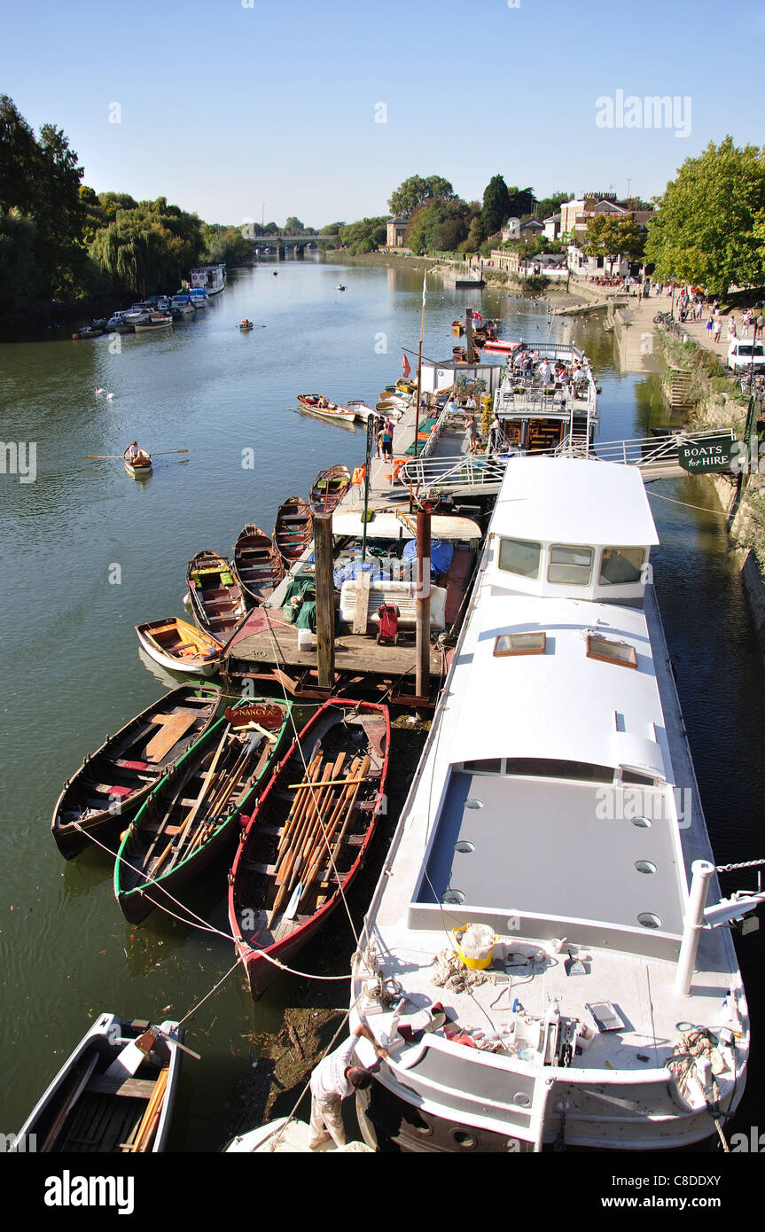Thames Riverside from Richmond Bridge, Richmond, Richmond upon Thames ...