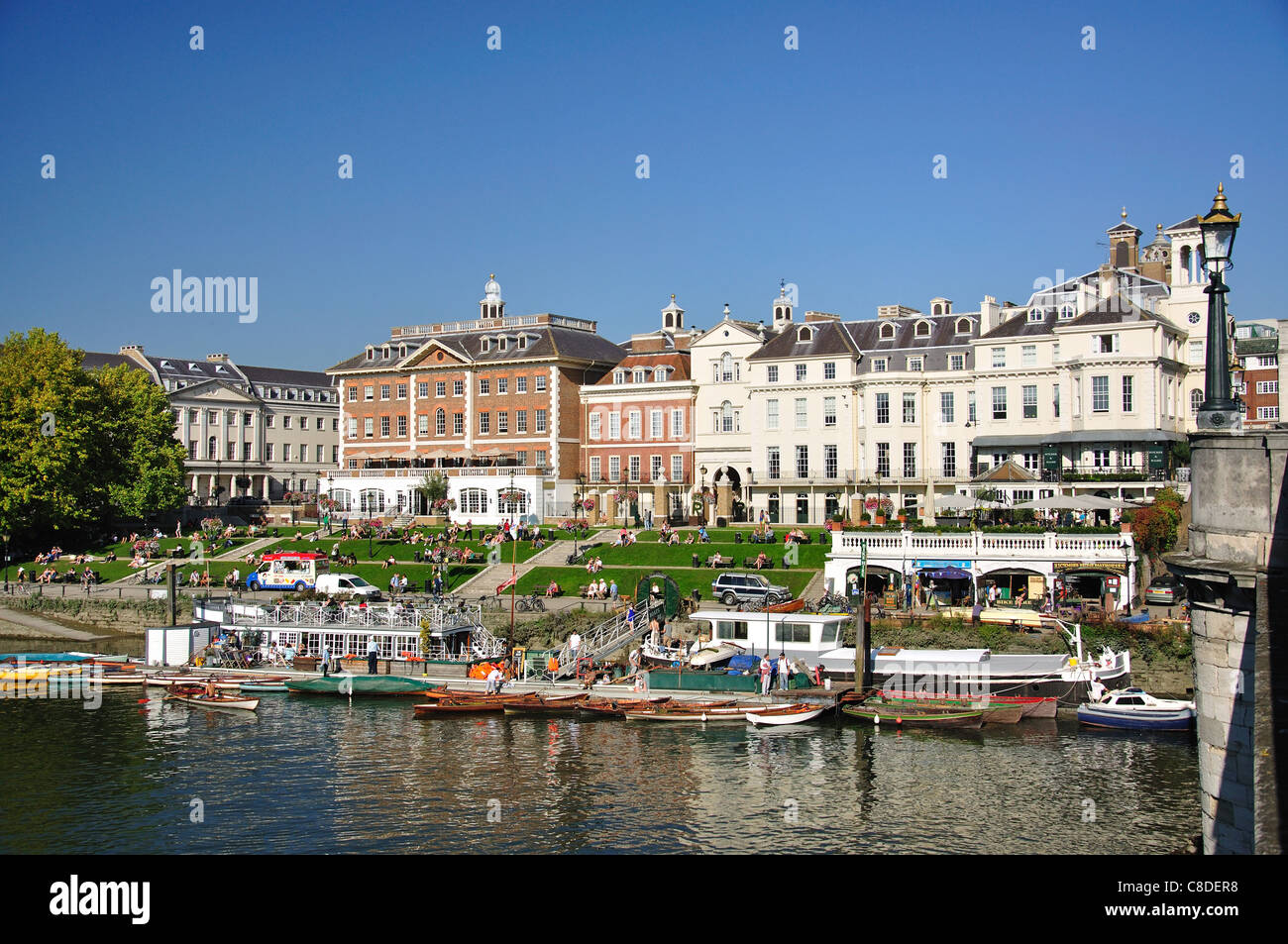 Thames Riverside from Richmond Bridge, Richmond, Richmond upon Thames ...