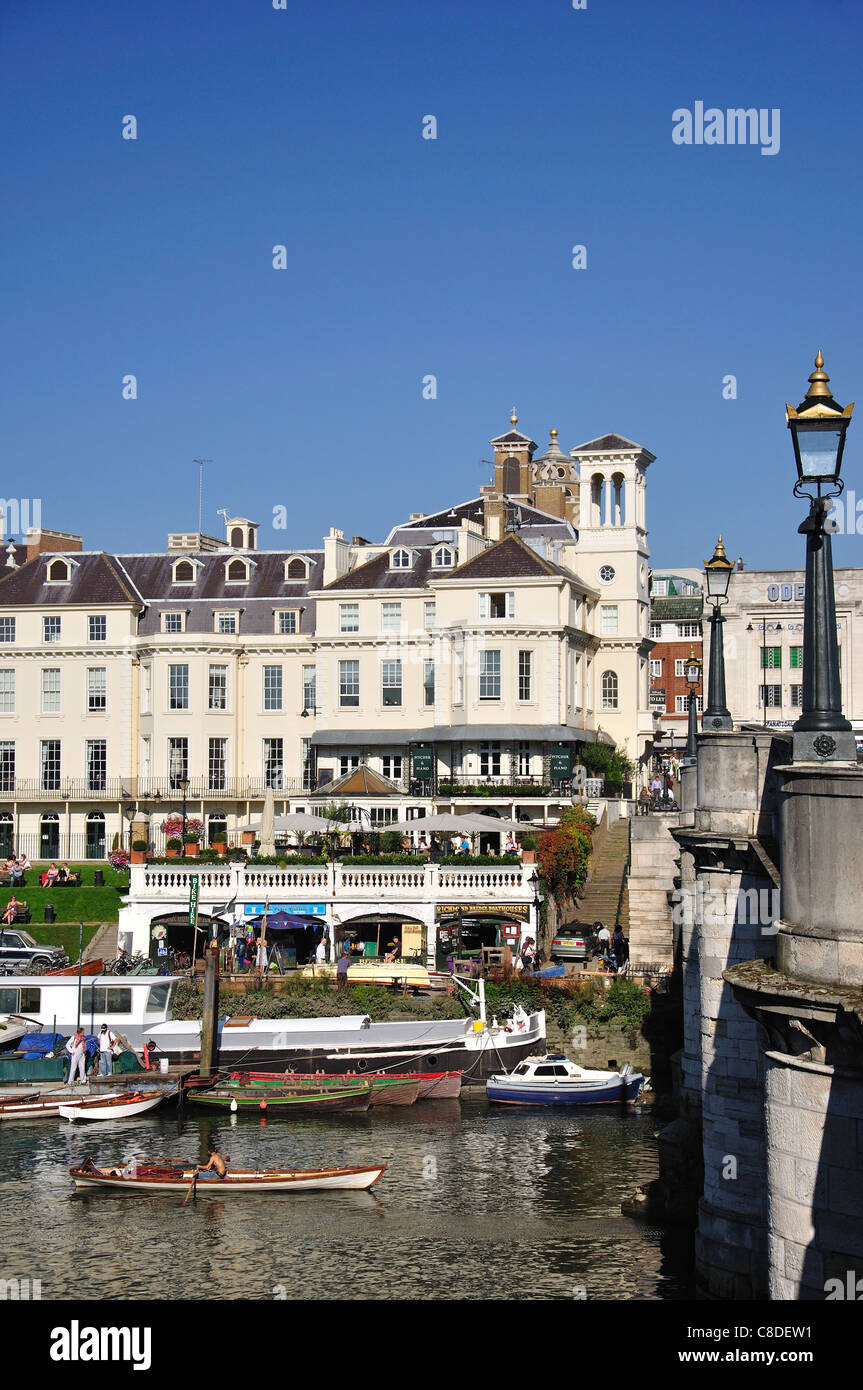 Thames Riverside from Richmond Bridge, Richmond, Richmond upon Thames ...