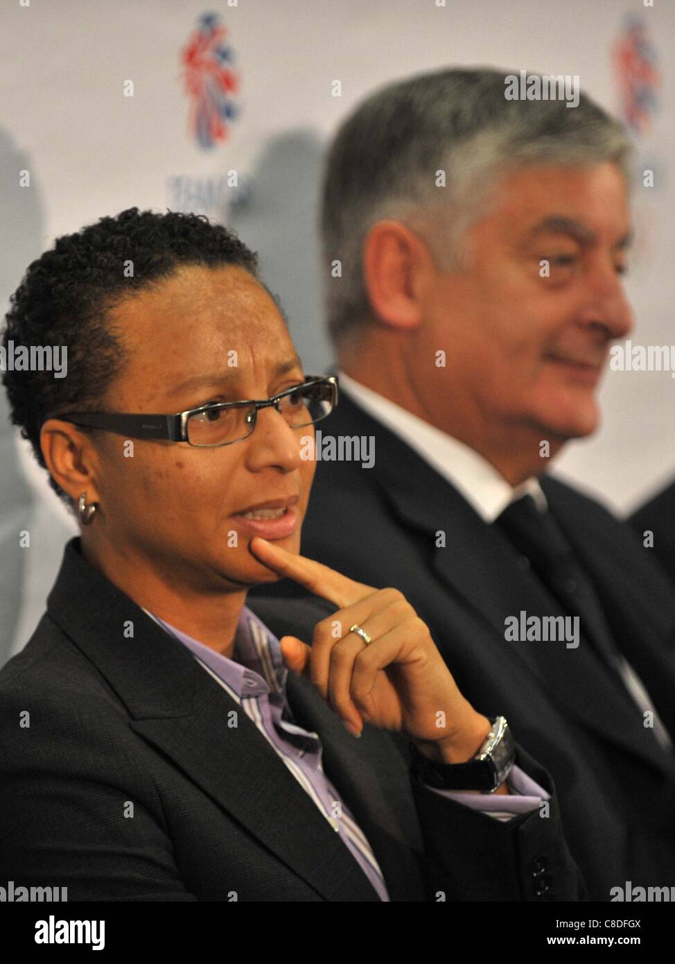 Fa chairman david bernstein press conference wembley stadium hi-res ...