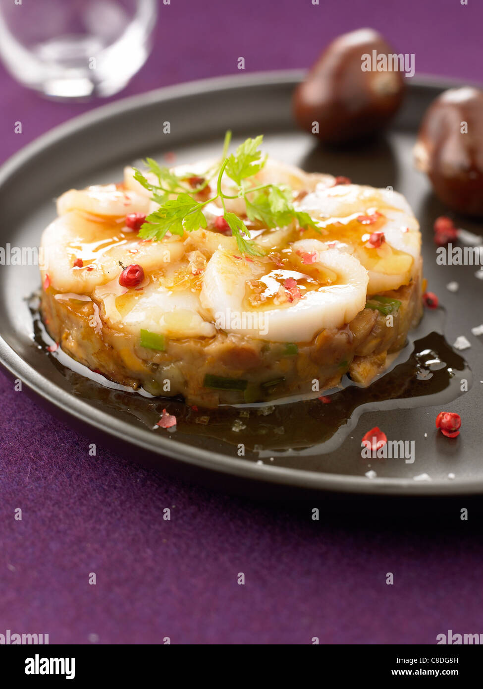 Seafood timbale hi-res stock photography and images - Alamy
