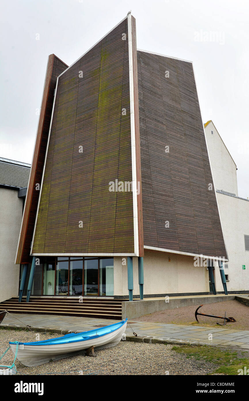 Exterior view of the Shetland Museum and Archives in Lerwick, Shetland ...