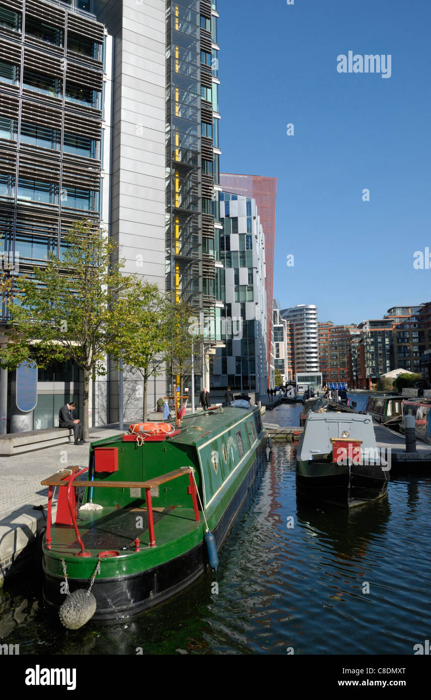 Paddington Basin, London, England Stock Photo - Alamy