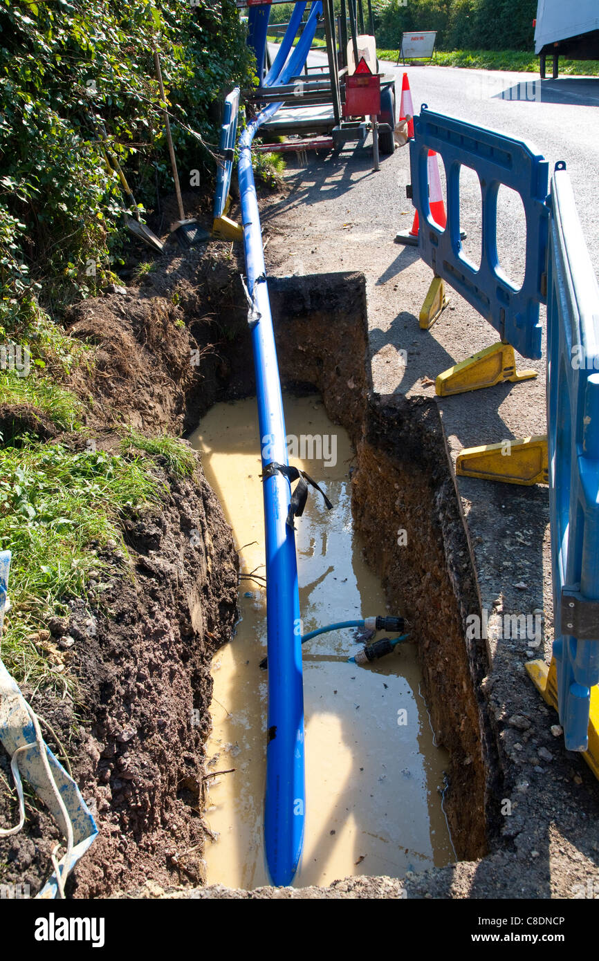 Laying underground pipe hi-res stock photography and images - Alamy
