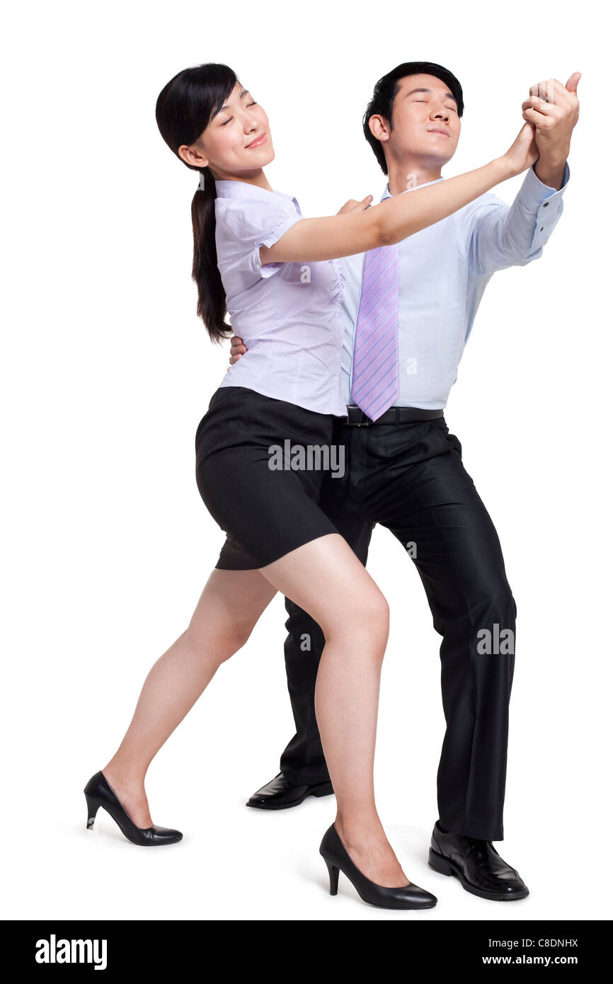 Two men dancing together ballroom hi-res stock photography and images ...