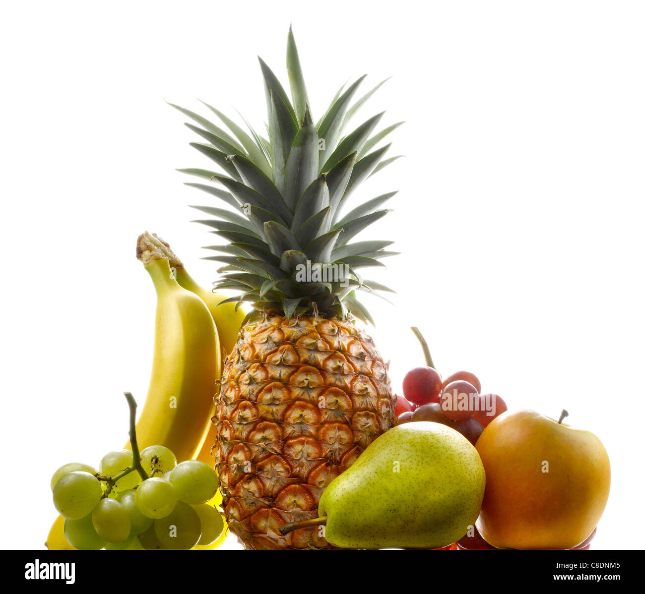 Composition with fresh fruit Stock Photo - Alamy