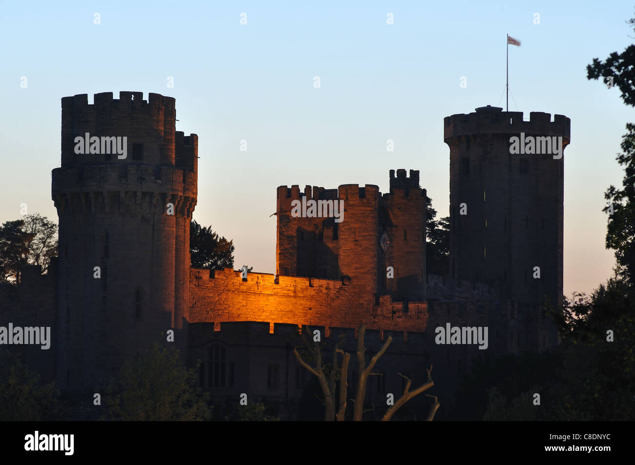 Uk castle lights hi-res stock photography and images - Alamy