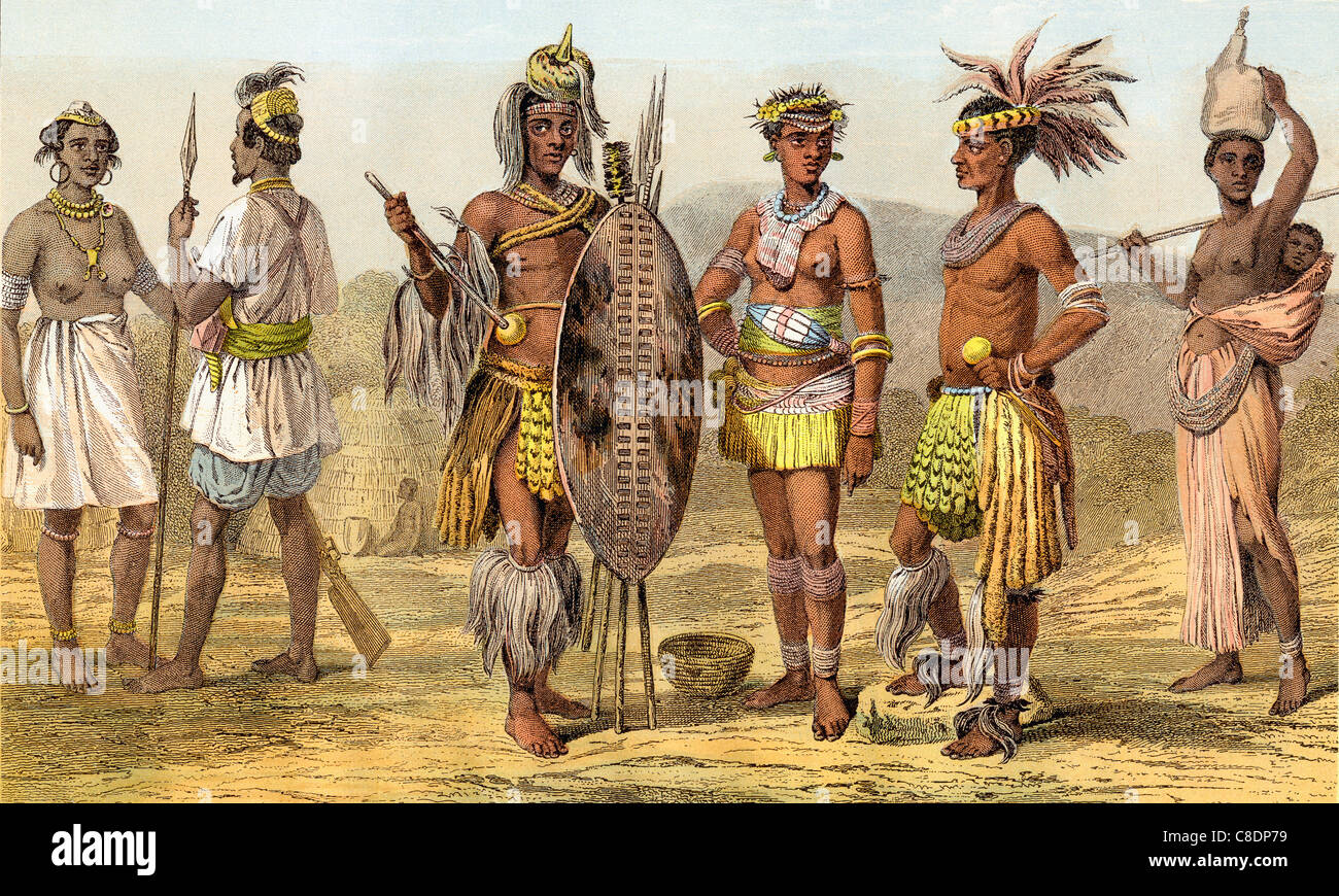 People of Ethiopian Race in the late 19th century Stock Photo - Alamy