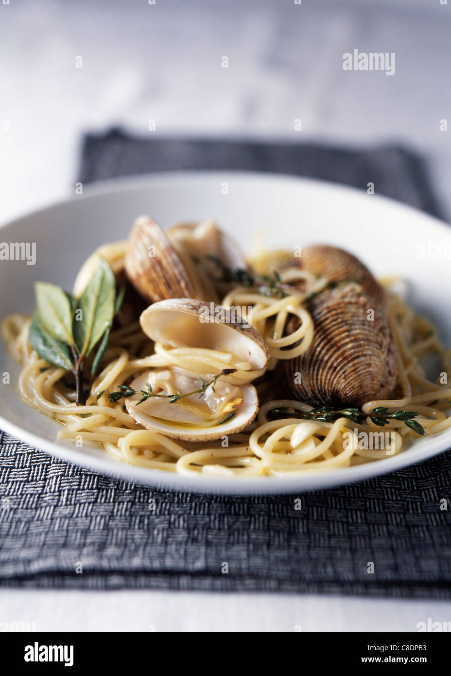 Spaghettis alla vongole Stock Photo - Alamy