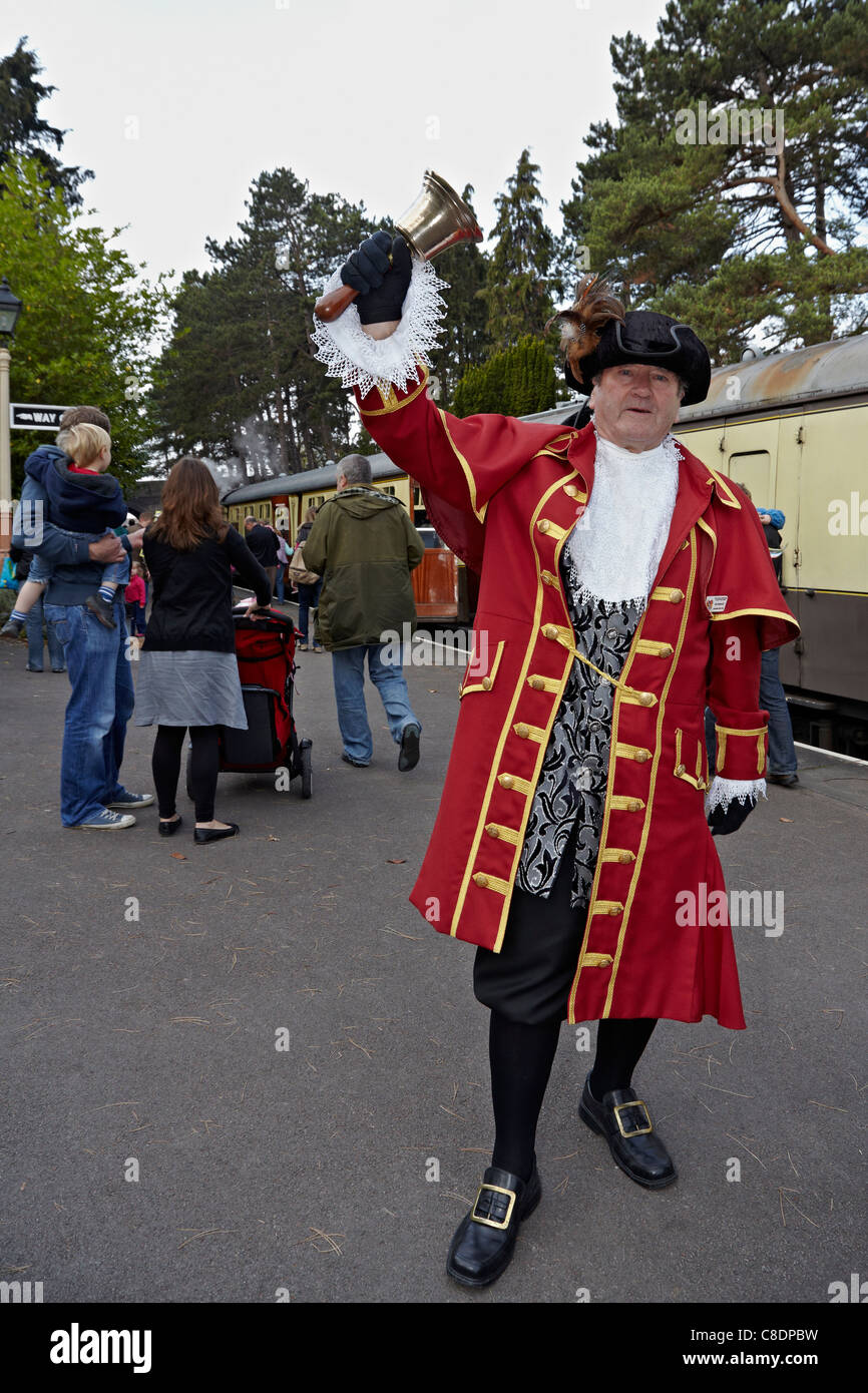 Town Crier Ken Brightwell. Cheltenham England UK Stock Photo - Alamy