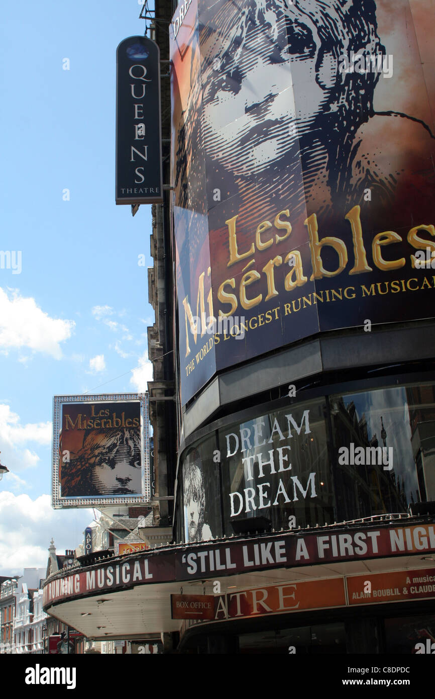 Les miserables london theatre hi-res stock photography and images - Alamy