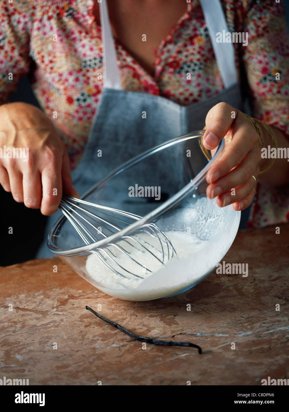 Whipping the preparation Stock Photo - Alamy