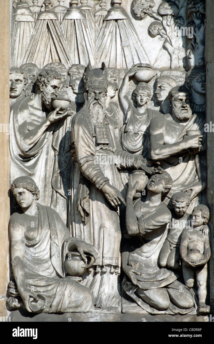 The Moses Fountain Fontana dell'Aqua Felice Rome, Italy Stock Photo - Alamy