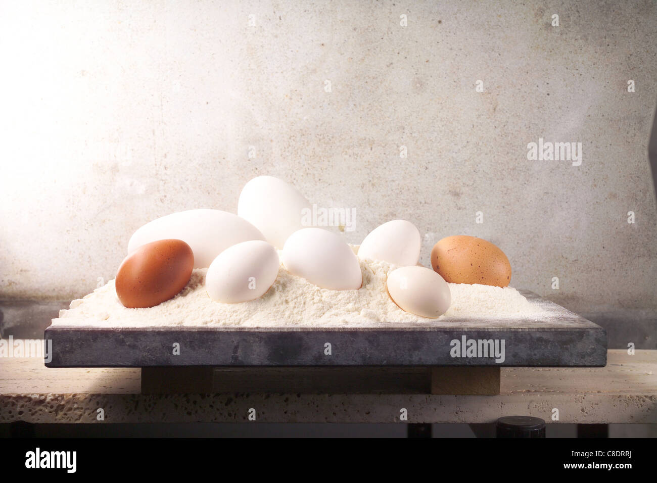 Selection of eggs Stock Photo - Alamy