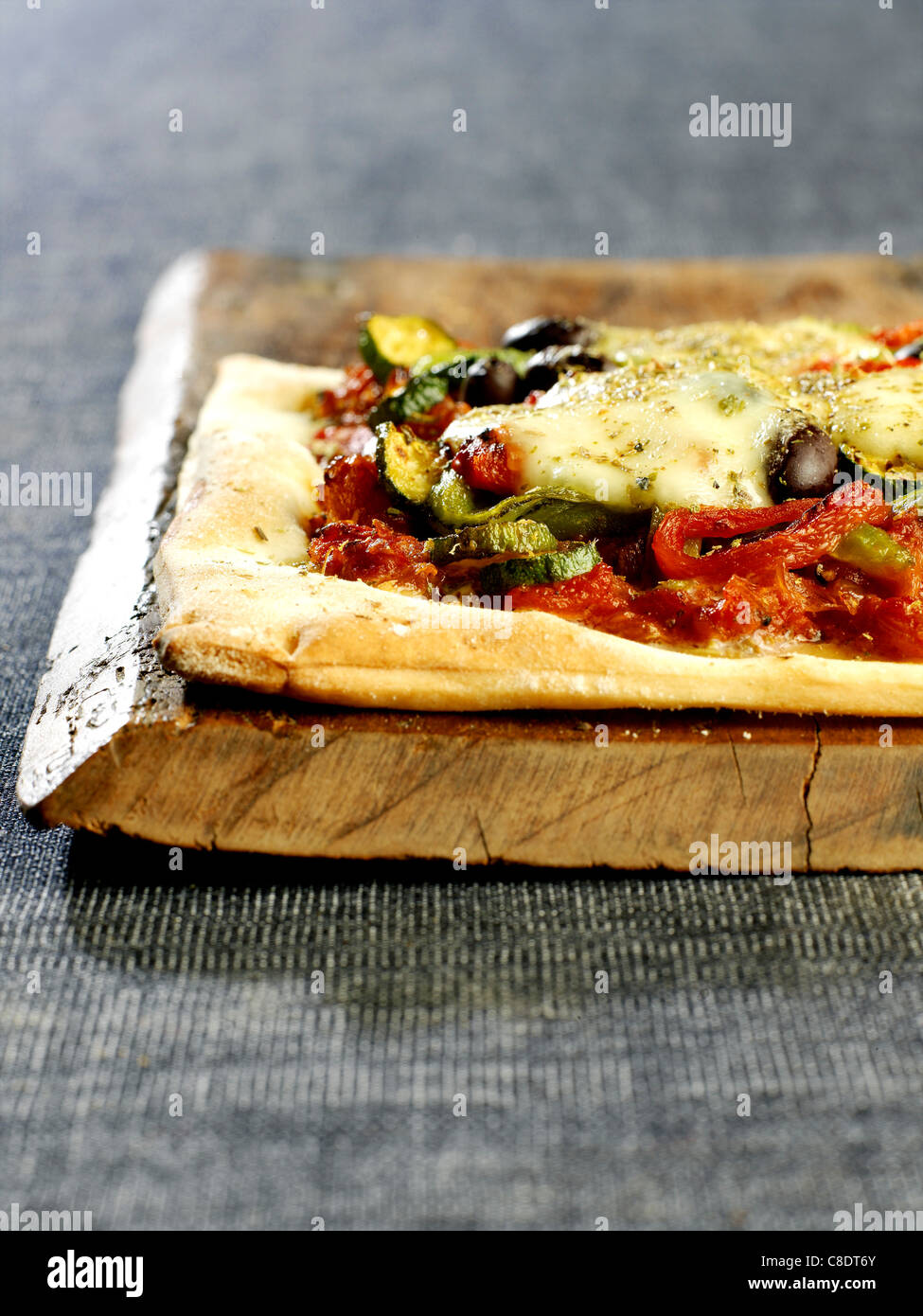 Four vegetable pizza Stock Photo - Alamy