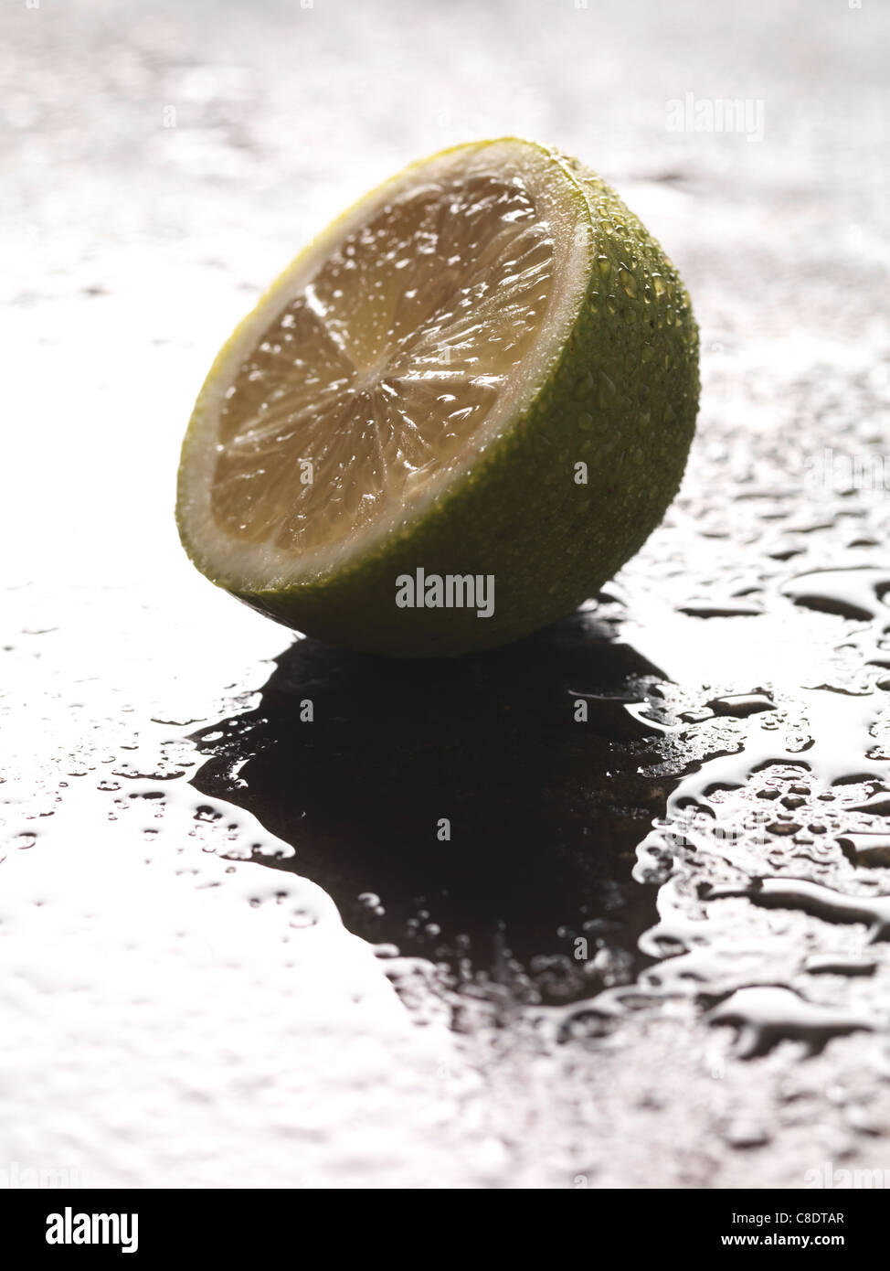 Half a lemon Stock Photo - Alamy