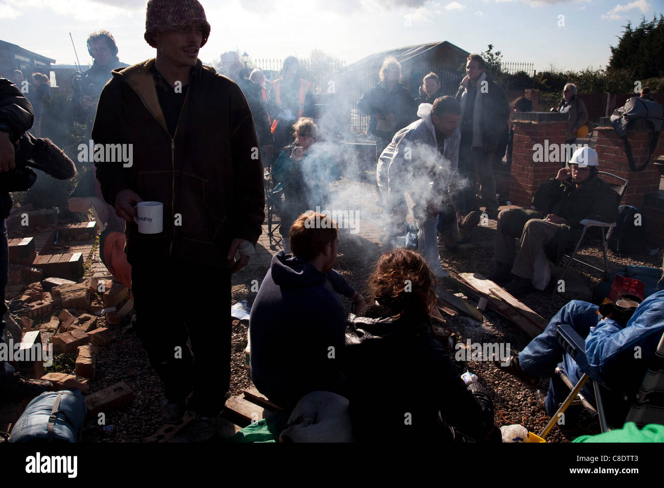 Dale Farm site prior to eviction, a Romany Gypsy and Irish Traveller ...