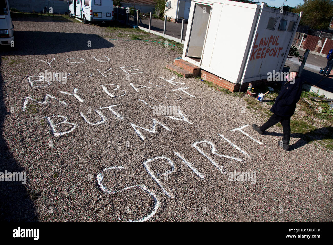 Dale farm eviction hi-res stock photography and images - Alamy