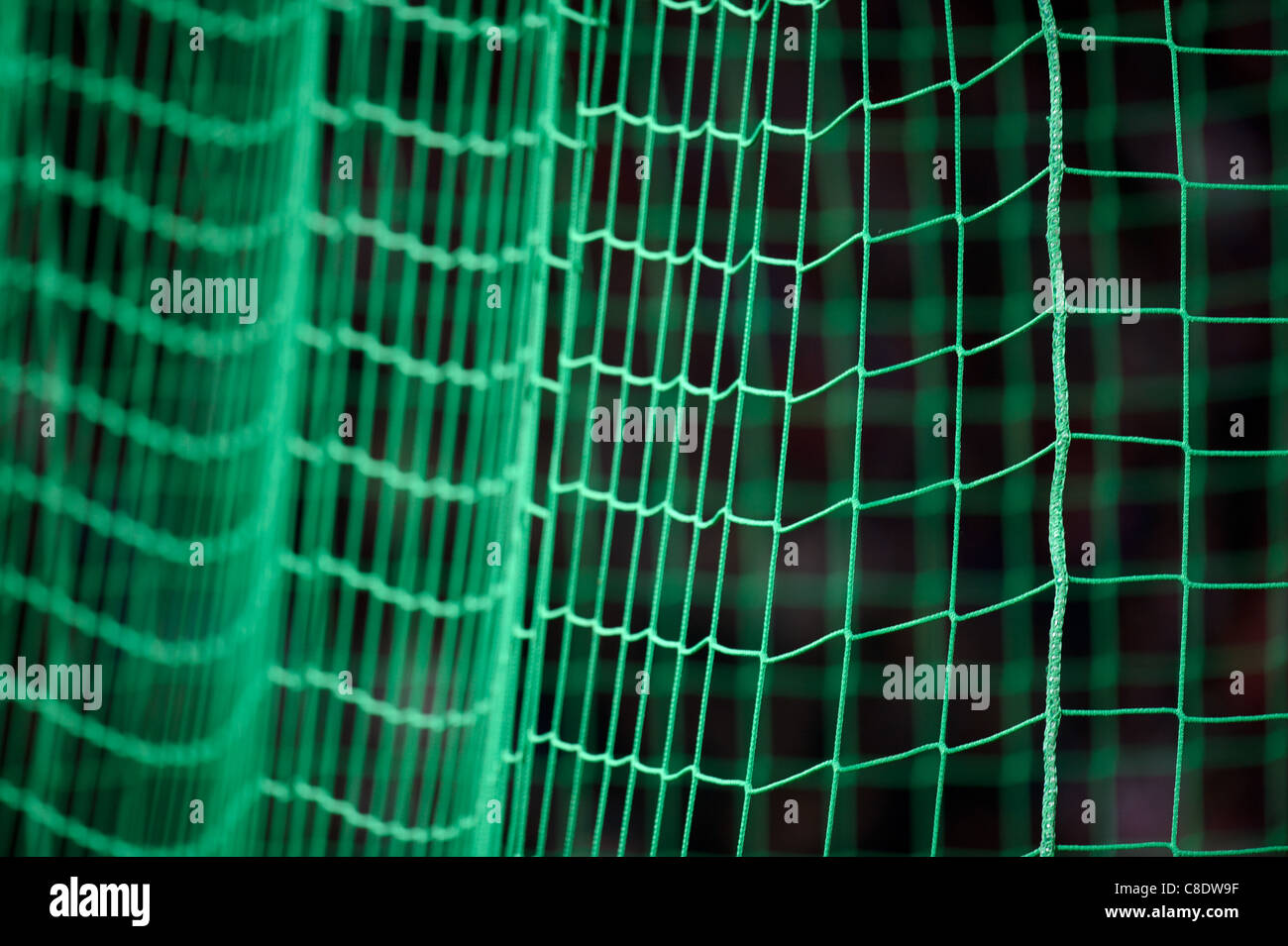 Green goal net Stock Photo - Alamy
