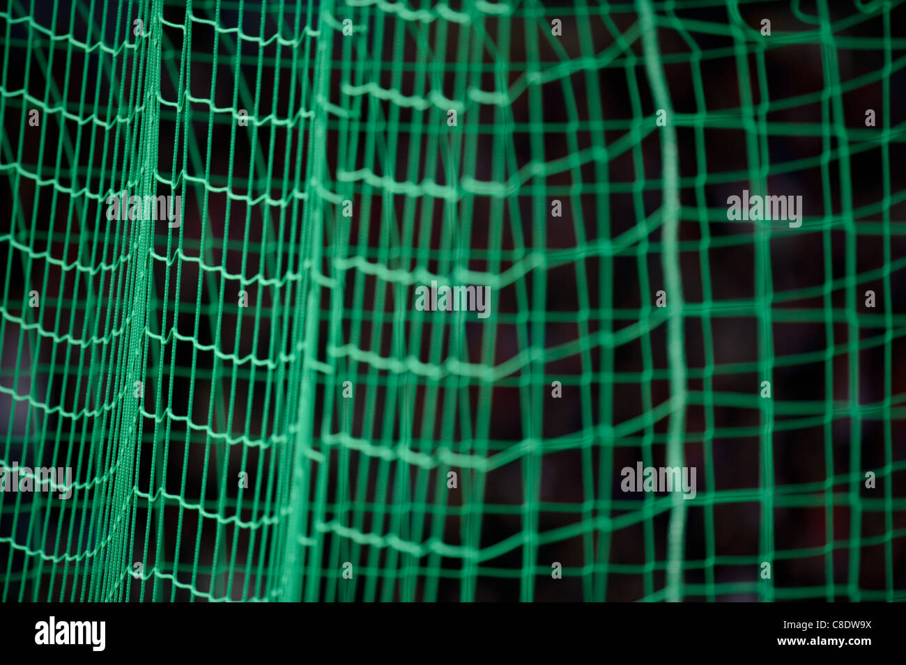 Green goal net Stock Photo - Alamy