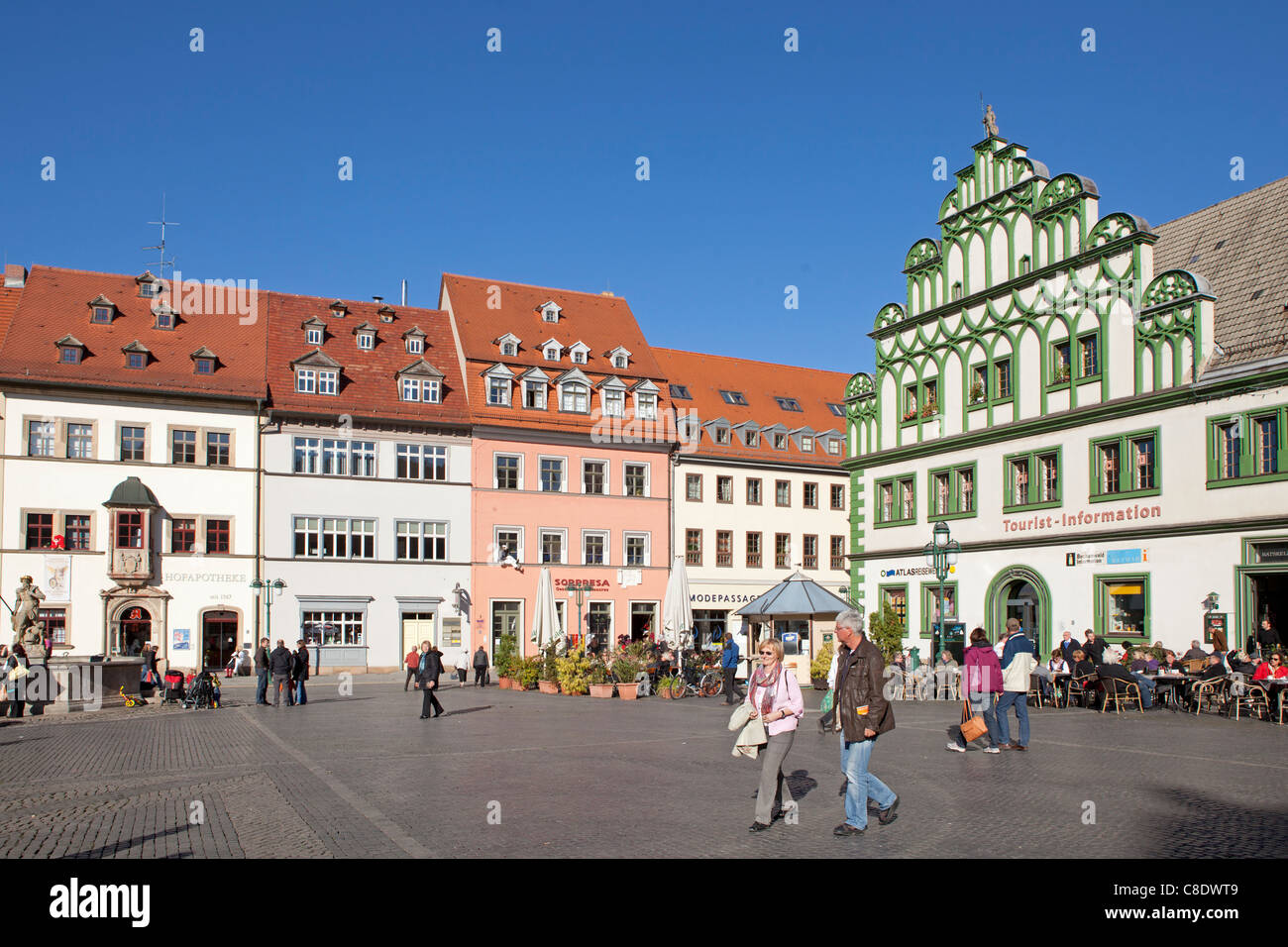 Weimar market square hi-res stock photography and images - Alamy